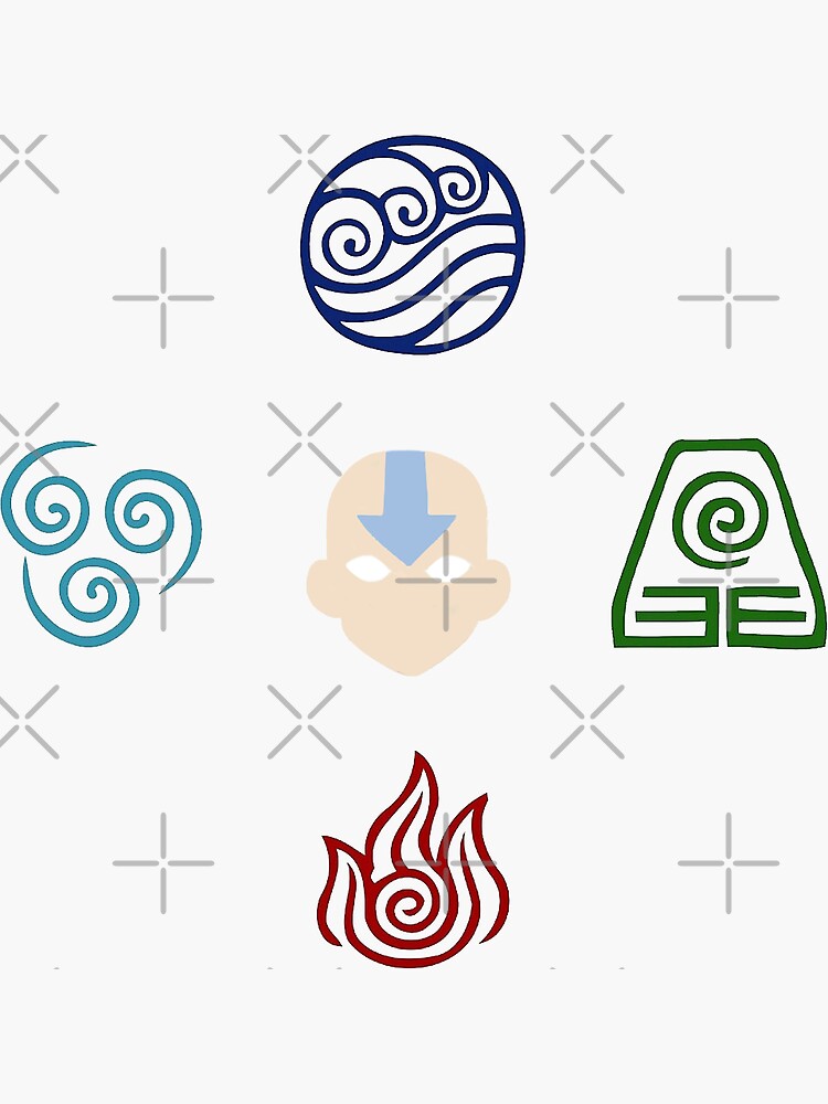 "Avatar Sticker Pack" Sticker for Sale by EllaFreeman12 | Redbubble