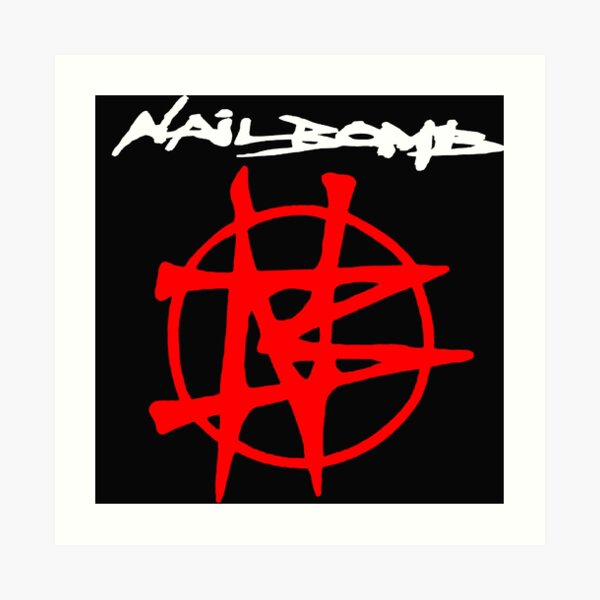 "Nailbomb Logo" Art Print for Sale by lithoman2 | Redbubble