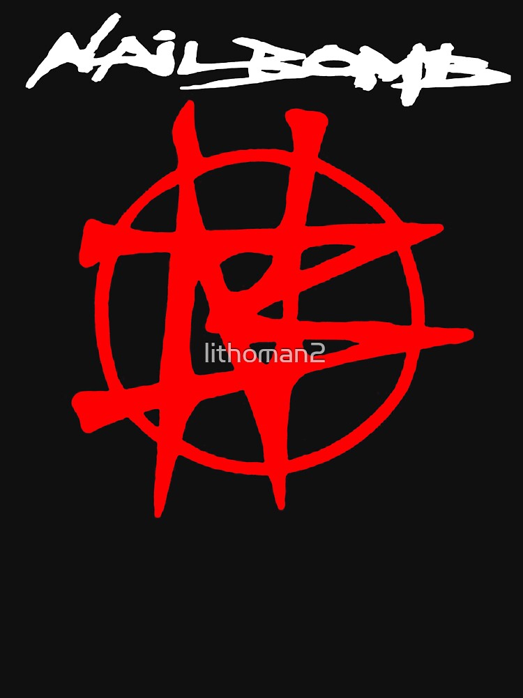 "Nailbomb Logo" T-shirt for Sale by lithoman2 | Redbubble | nailbomb t ...