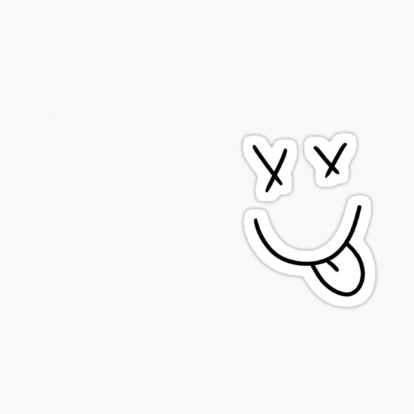 "X Smiley Face" Sticker for Sale by sydneymorganart | Redbubble