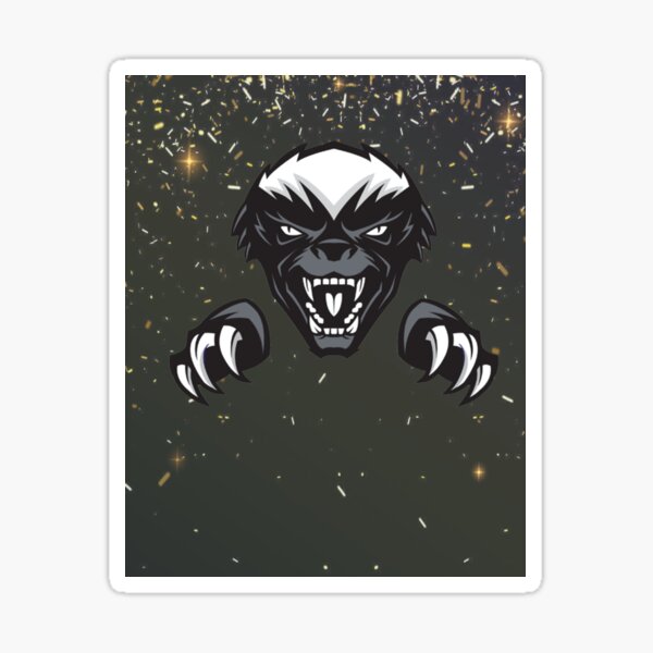 "Danger animal" Sticker by Kawangel | Redbubble