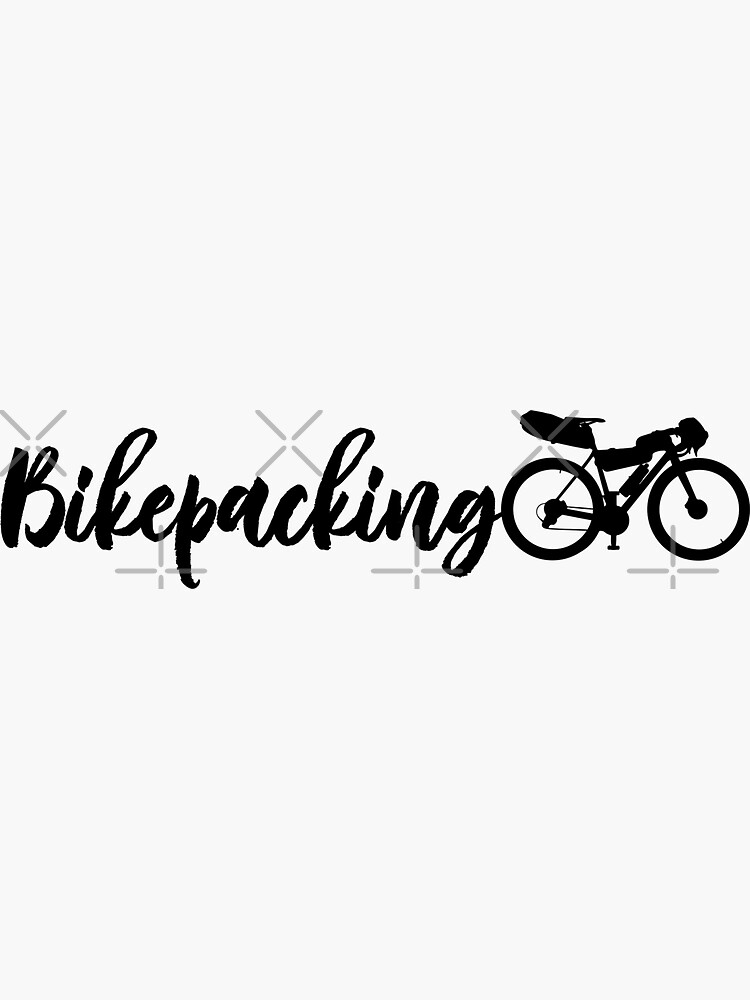"Bikepacking - Adventure Cycling Artwork" Sticker for Sale by ...