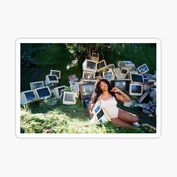 "Sza CTRL Alternative Cover" Sticker by lemondropsss | Redbubble