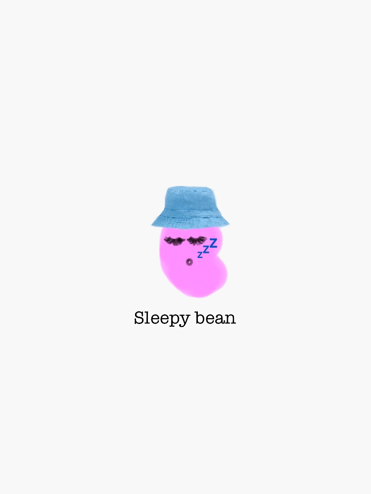 "Sleepy bean" Sticker by igp2712 | Redbubble