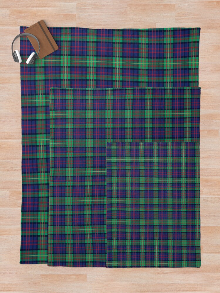 "Carnegie Mellon University Tartan Plaid" Throw Blanket for Sale by ...