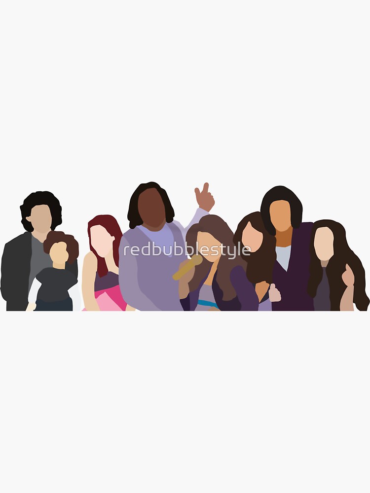 "VICTORIOUS CAST NICKELODEON Sticker" Sticker for Sale by ...