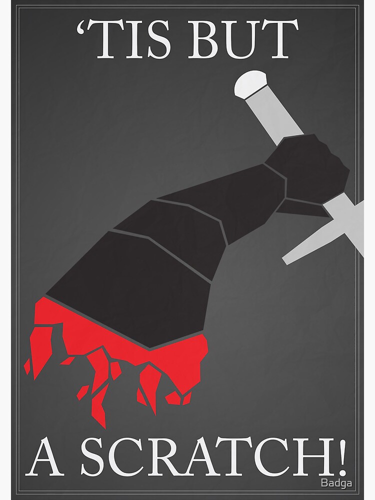 "Monty Python: Black Knight" Framed Art Print for Sale by Badga | Redbubble