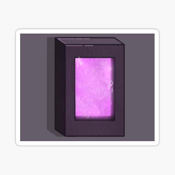 "Minecraft neather portal" Sticker for Sale by Jillw965 | Redbubble