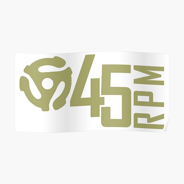 "vinyl 45rpm" Poster by LPDesignsUK | Redbubble