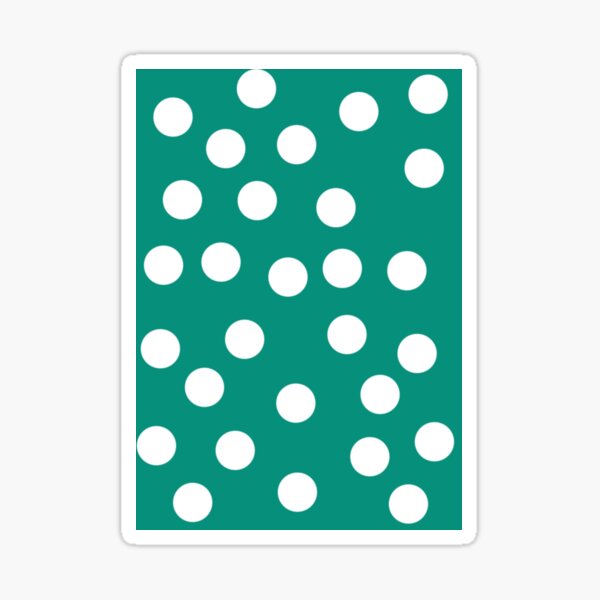 " poka dots" Sticker for Sale by Habet | Redbubble