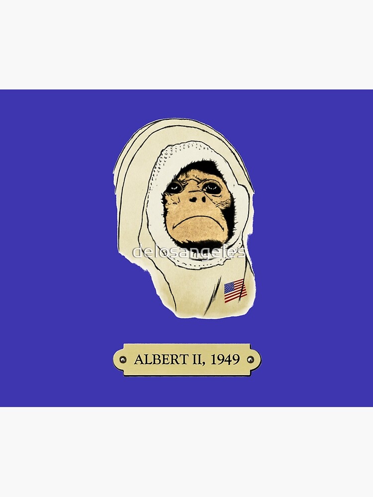 "Albert II: The first monkey in space" Travel Coffee Mug for Sale by ...