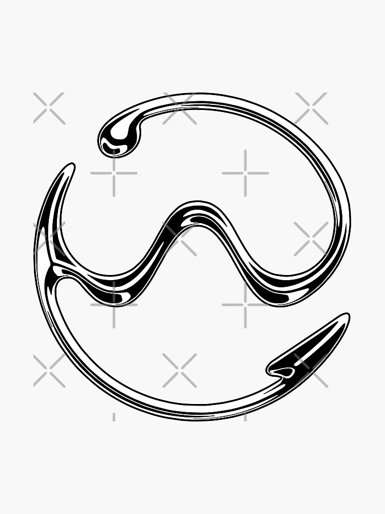 "CHROMATICA LOGO LADY GAGA" Sticker for Sale by buenojulian | Redbubble