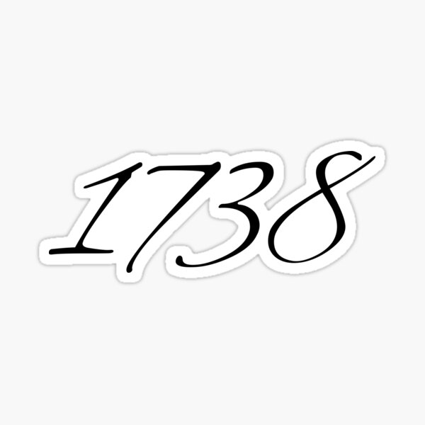 1738 Stickers | Redbubble