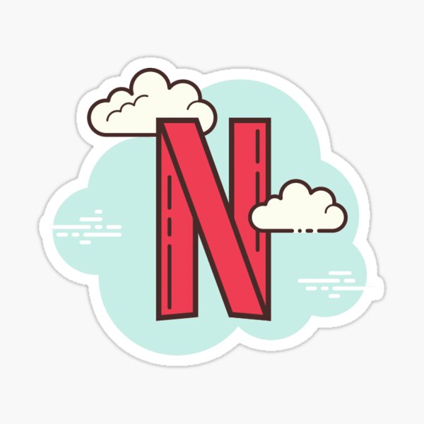 "Netflix Sticker pack" Sticker for Sale by flora12245 | Redbubble