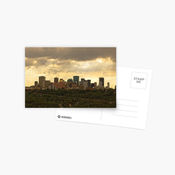 "edmonton" Postcard for Sale by Kristen Genzer | Redbubble