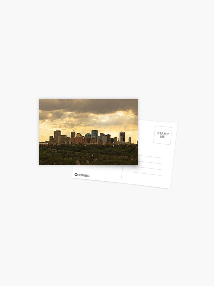 "edmonton" Postcard for Sale by Kristen Genzer | Redbubble