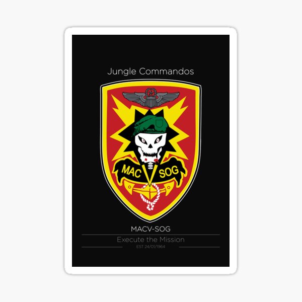 "MACV-SOG" Sticker by VeteranAlpha | Redbubble