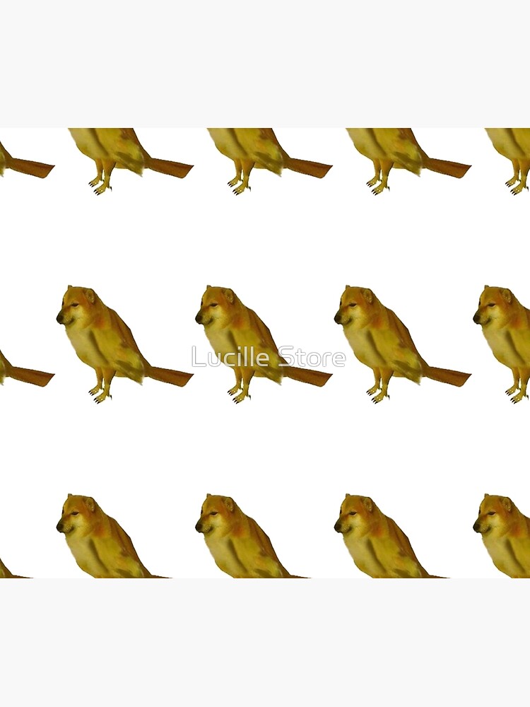 "Bird Cheems Shiba Inu Doge Lovers Funny Meme" Throw Blanket for Sale ...