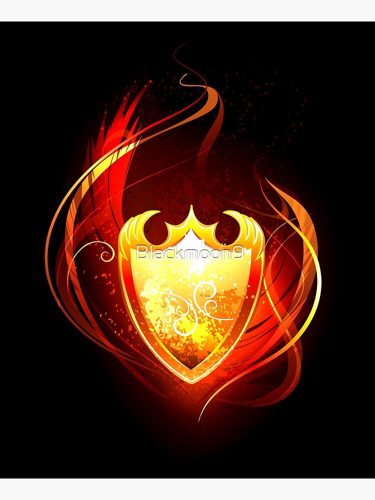 "Fiery Shield ( Fire Shield )" Photographic Print for Sale by ...