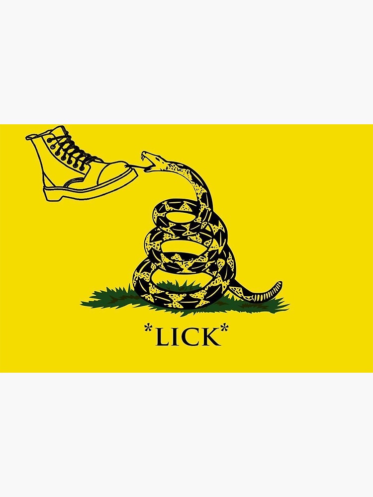 "Bootlicker Gadsden flag" Art Print for Sale by dru1138 | Redbubble