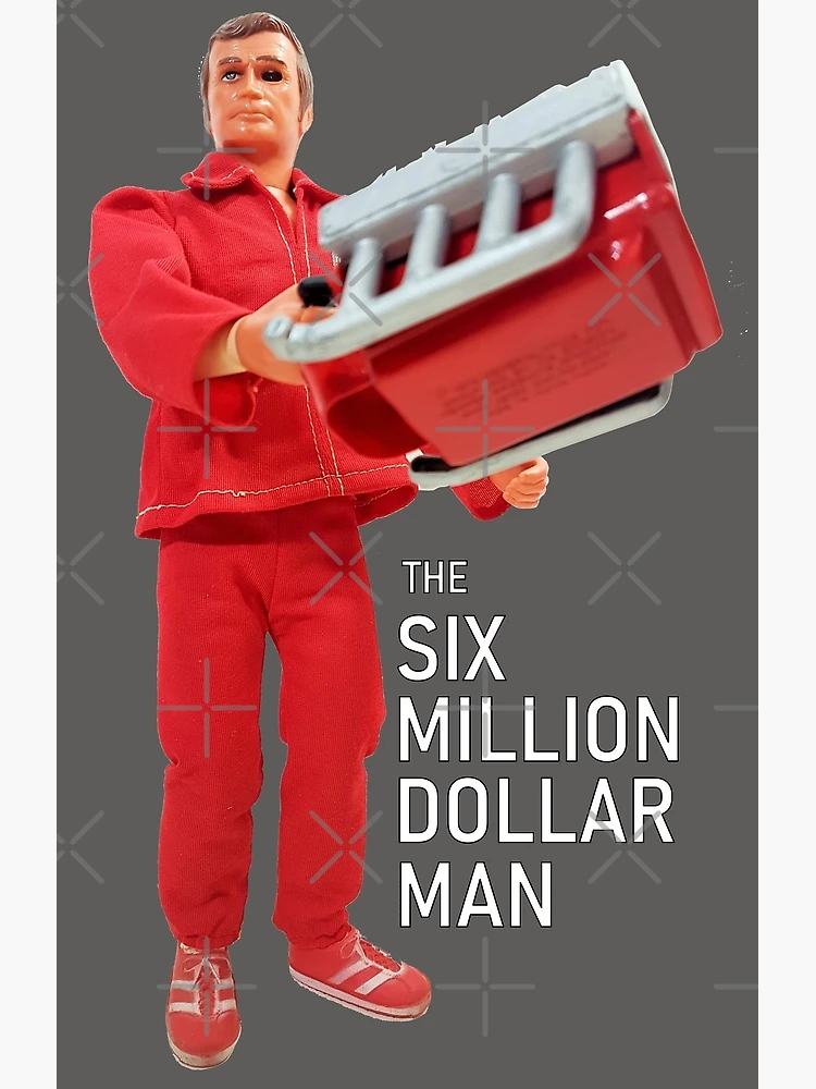 Vintage six million dollar man action figure store