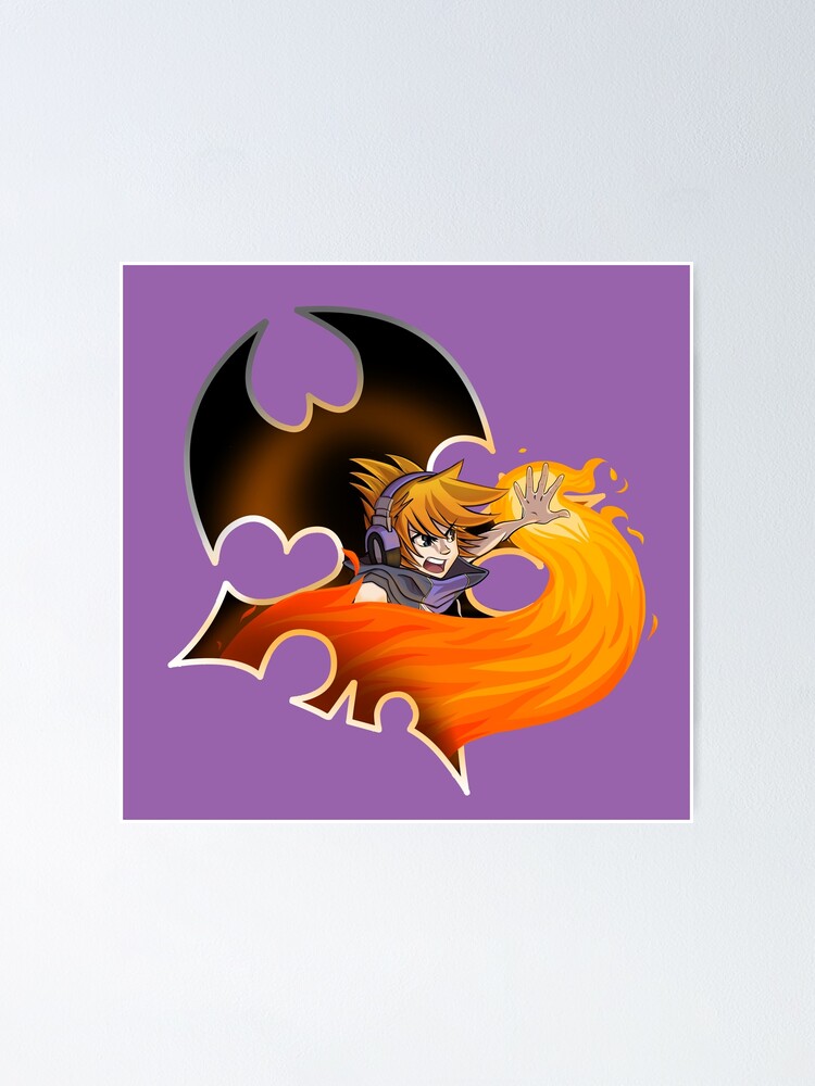 "Neku Pyrokinesis" Poster for Sale by Hazel Dog | Redbubble