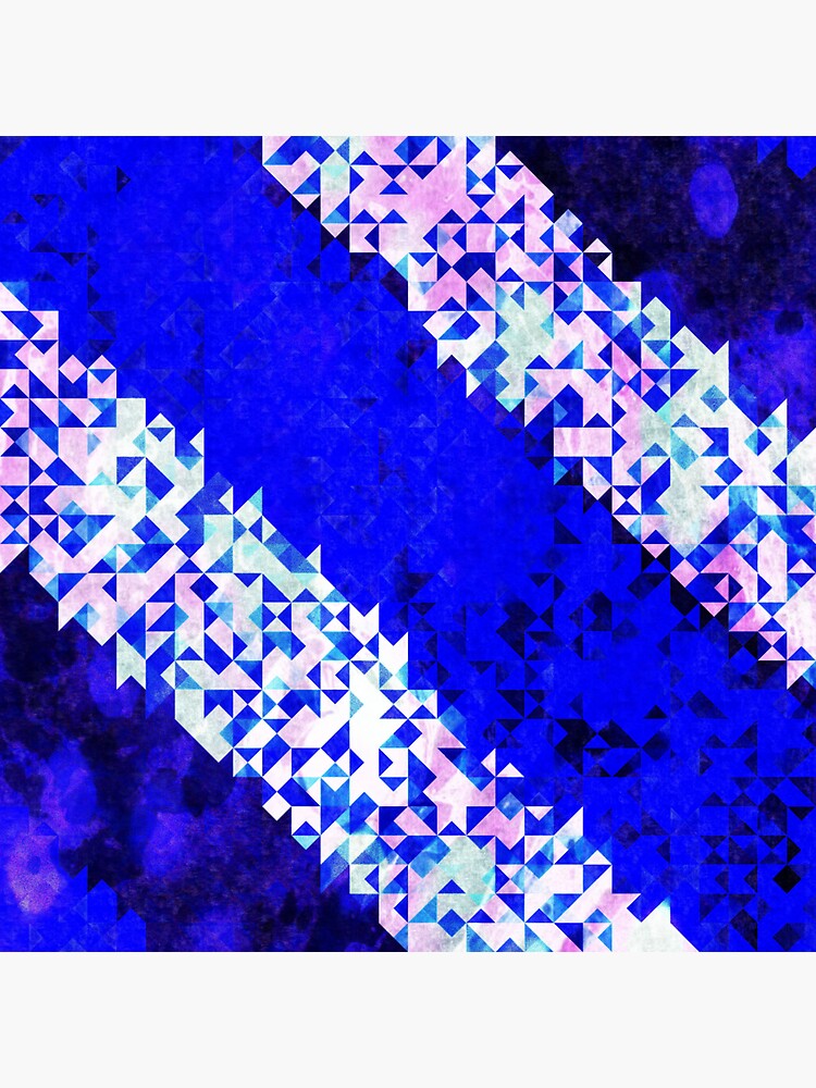 "Pixelated midnight bands" Sticker for Sale by OSG369 | Redbubble