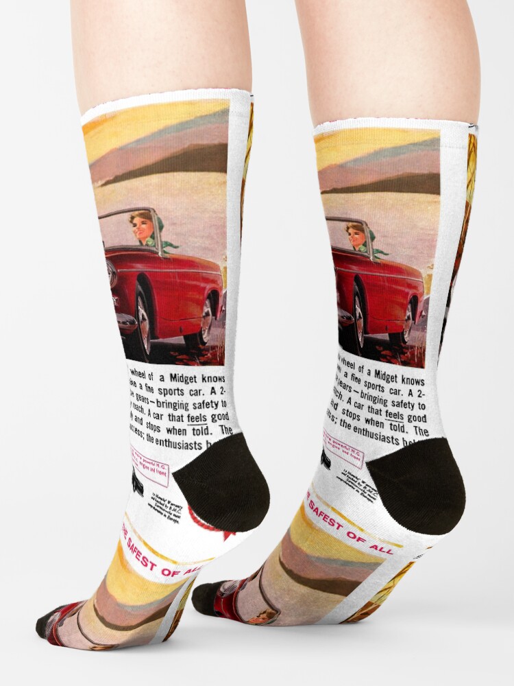 "MG MIDGET" Socks for Sale by ThrowbackM2 | Redbubble