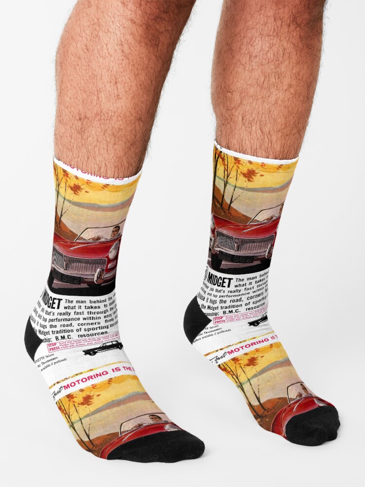 "MG MIDGET" Socks for Sale by ThrowbackM2 | Redbubble