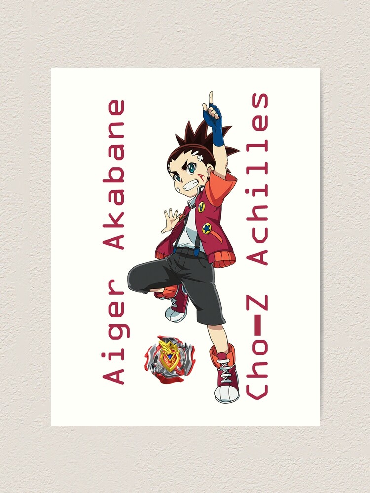 "beyblade burst turbo aiger akabaner aiga akaba achilles sho-z achilles ...