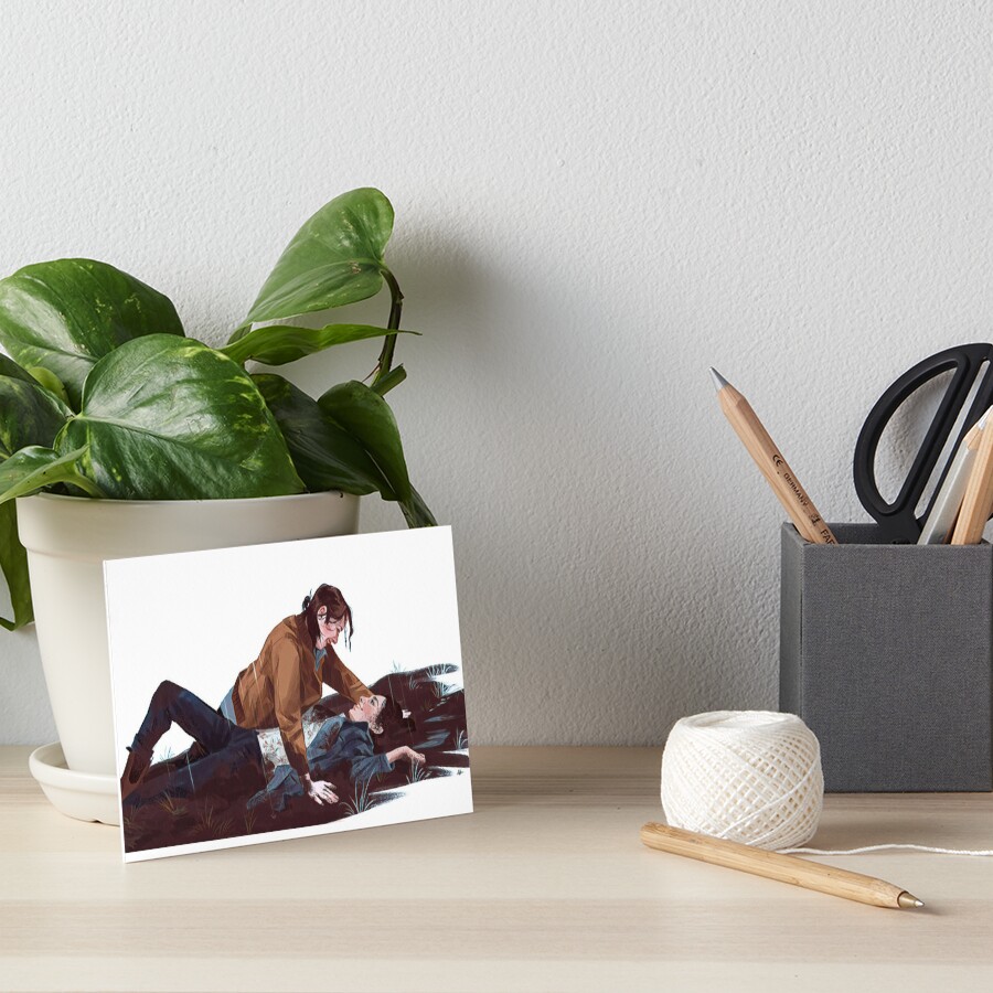 Ellie X Dina Concept Art Art Board Print By Mreanderson Redbubble