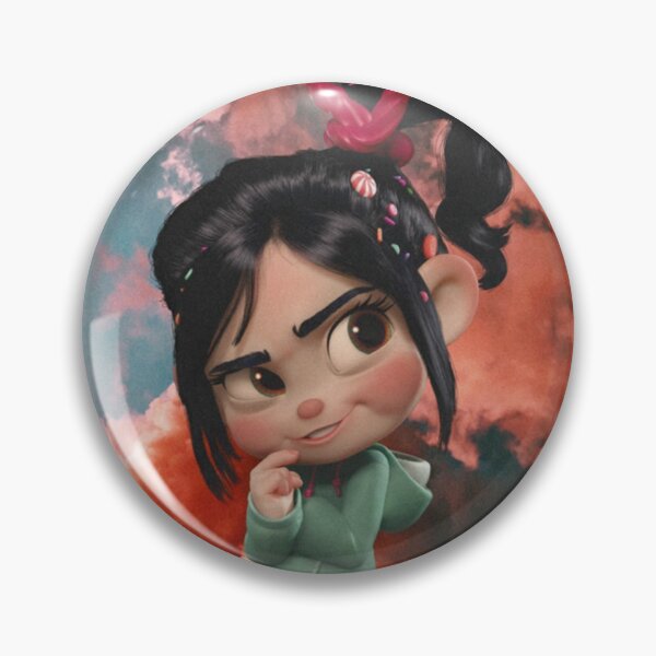 "Vanellope " Pin for Sale by shining-art | Redbubble