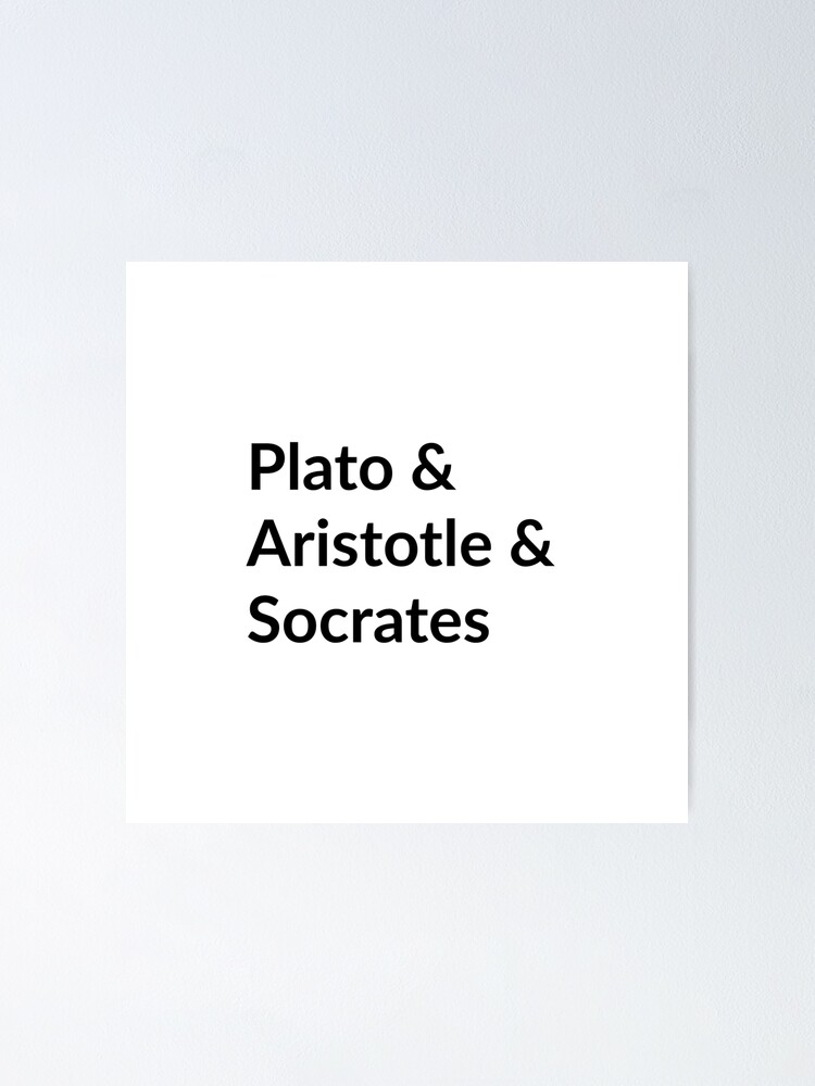 "Plato & Aristotle & Socrates - Greek Philosophers - For Philosophy ...
