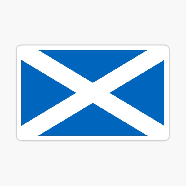 "Saltire " Sticker by Concam | Redbubble