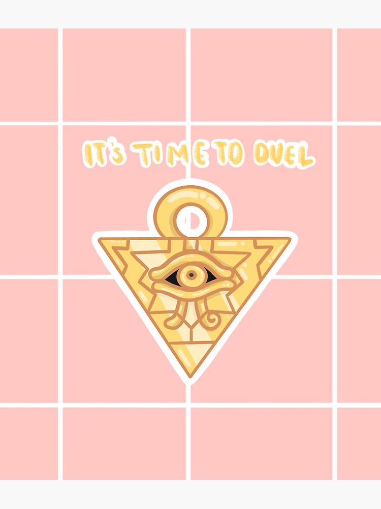 "It's Time to DUEL" Sticker for Sale by shidoesart | Redbubble