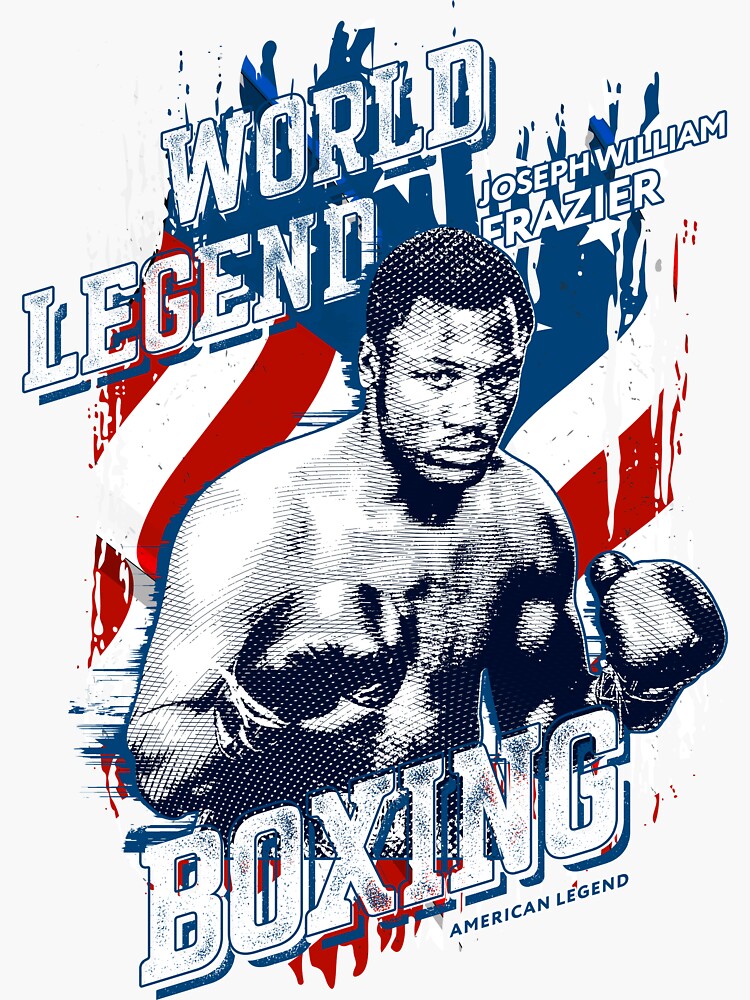 "Joe Frazier - World legend boxing" Sticker for Sale by Svinil | Redbubble