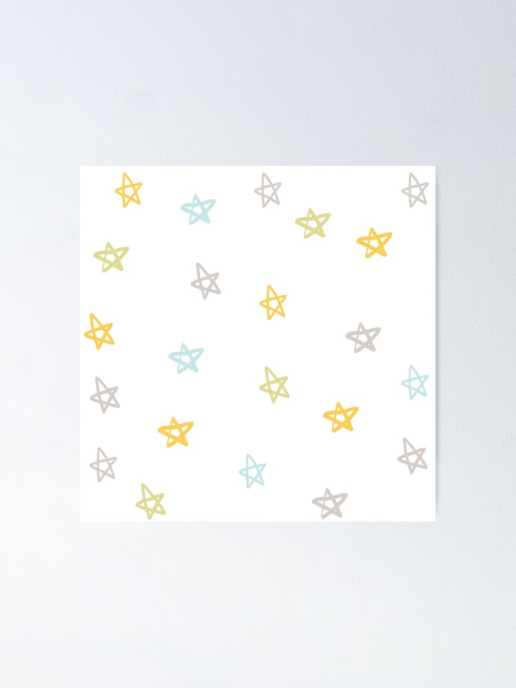 "Star Doodles" Poster for Sale by naomi-jgs | Redbubble