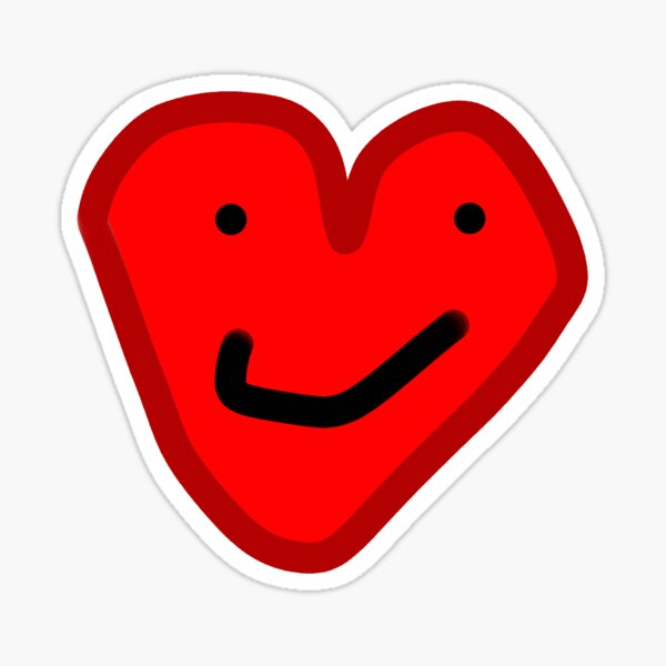 "Undertale Heart with a face" Sticker by gifyy | Redbubble