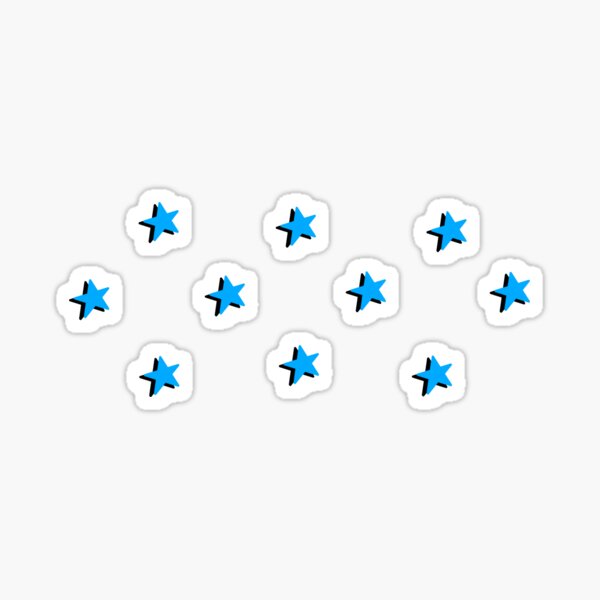 "Blue Star sticker pack " Sticker by catecreatess | Redbubble