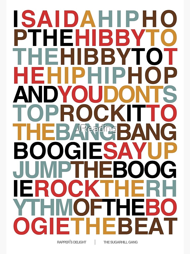 Rapper's Delight - Sugarhill Gang Premium Matte Vertical Poster