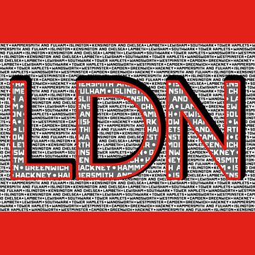 "London Boroughs LDN" Classic T-Shirt for Sale by lethalfizzle | Redbubble