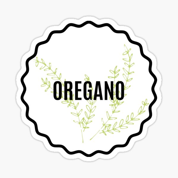"Oregano" Sticker by acamilu | Redbubble
