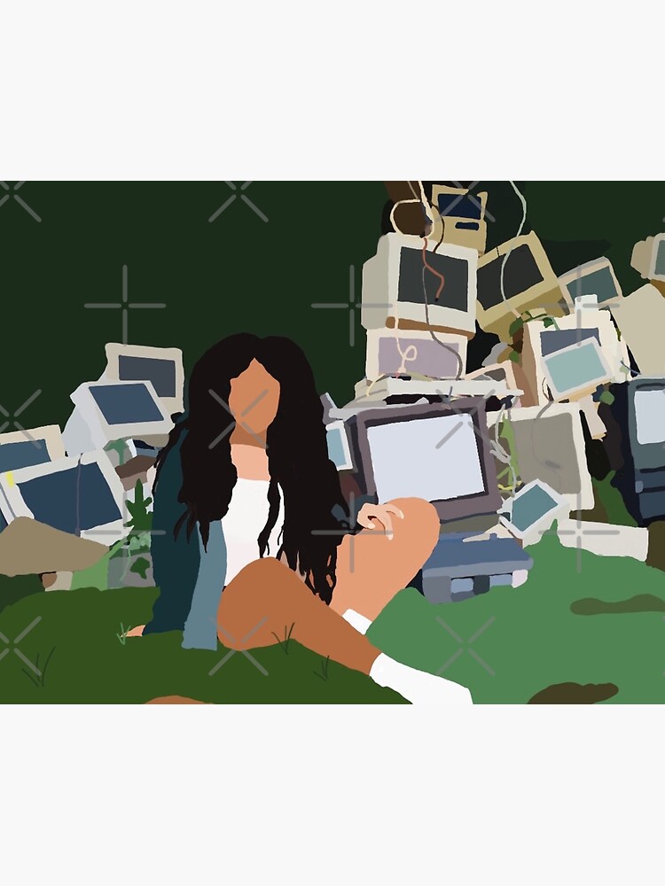 "Ctrl-Sza" Sticker by LilPeacesofLily | Redbubble