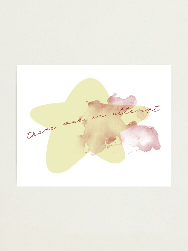 "Modern 'There was an attempt' Star meme" Photographic Print for Sale ...