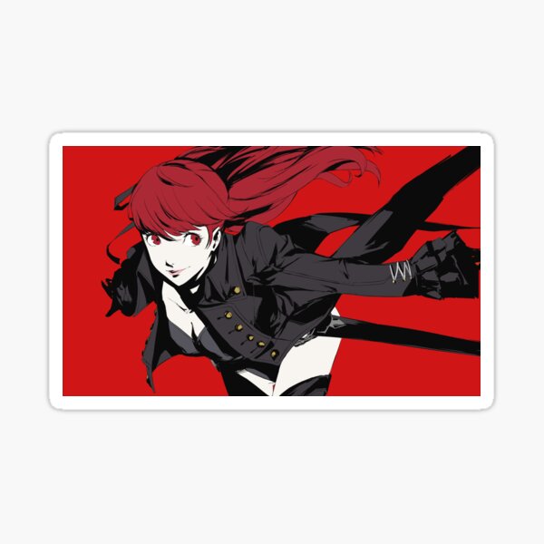 "Persona 5 - Kasumi" Sticker by Azreal909 | Redbubble
