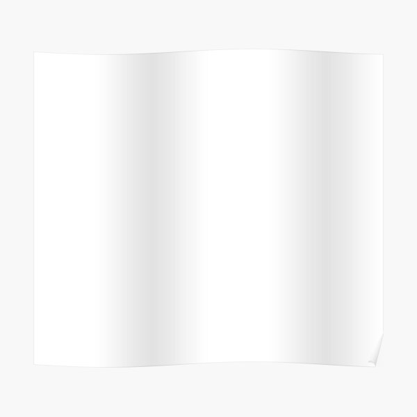 "White Plain Solid Colour - Classic White" Poster for Sale by ...