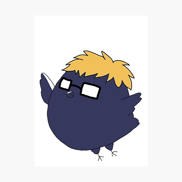 "Haikyuu-Kei Tsukishima Crow" Photographic Print by graceadams37 ...
