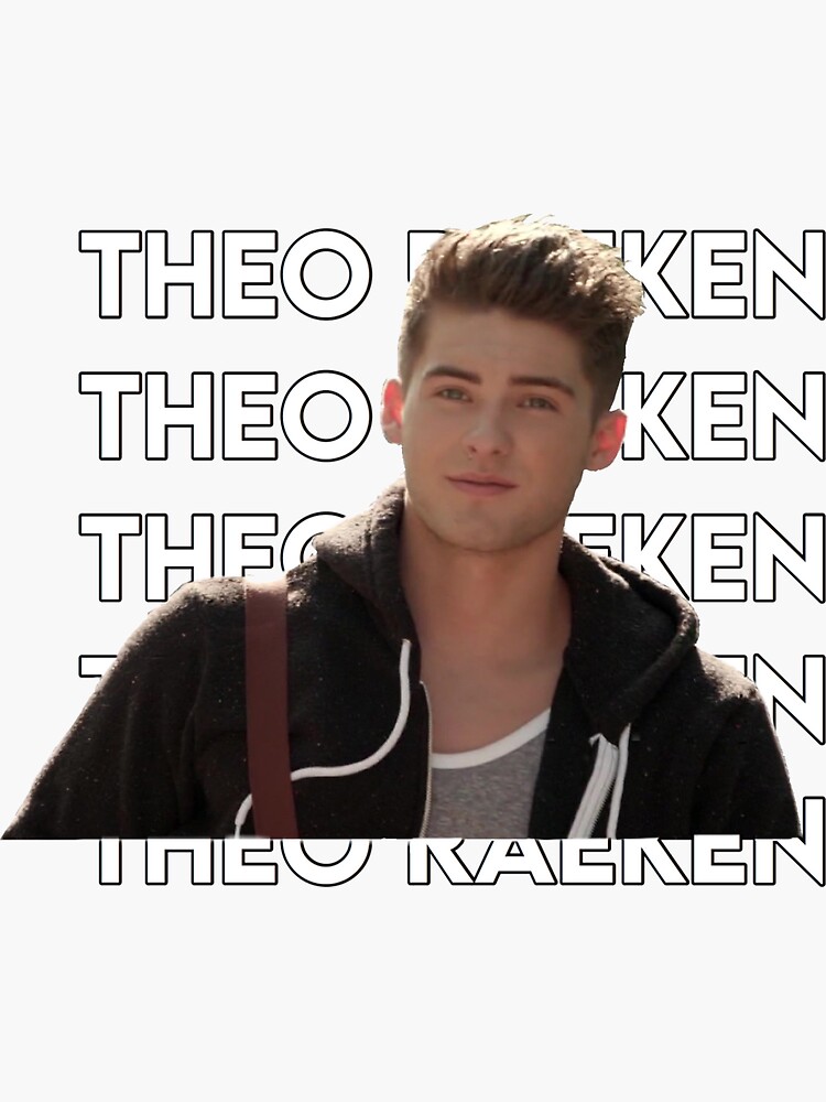 "Theo Raeken " Sticker by kelcielol | Redbubble