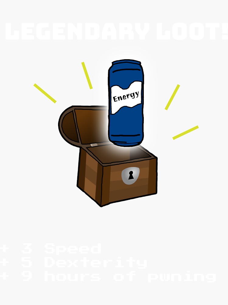 "Legendary Loot!" Sticker by GamingLifeUnltd | Redbubble