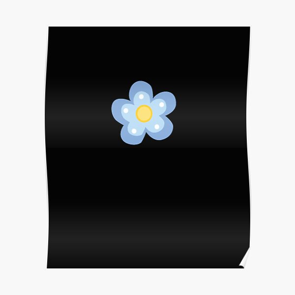 " the Beautiful Blue Flower" Poster for Sale by SamiShop44 | Redbubble